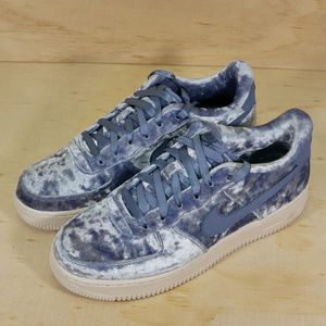 Nike | Shoes | New Nike Velvet Air Force Low Lv8 Gs Sky Blue | Poshmark